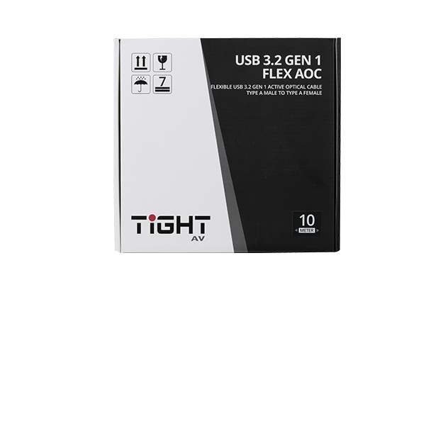 TiGHT AV. USB ACTIVE FIBER CABLE FLEX, 10M