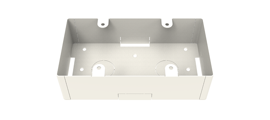 TiGHT AV. OWBB-2G-WH | On-Wall Back Box, 2 Gang, White (AU-BT413WP-DA ...